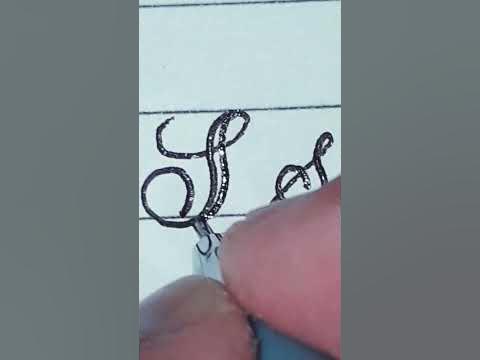 How To Write "S" In Cursive Handwriting - YouTube