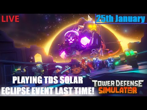 Playing SOLAR ECLIPSE Event LAST TIME before it ends.. | TDS Live - YouTube