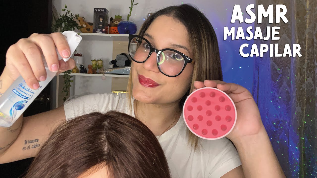 ASMR PARA DORMIR | Te hago un MASAJE CAPILAR para DORMIR | Ari asmr ...