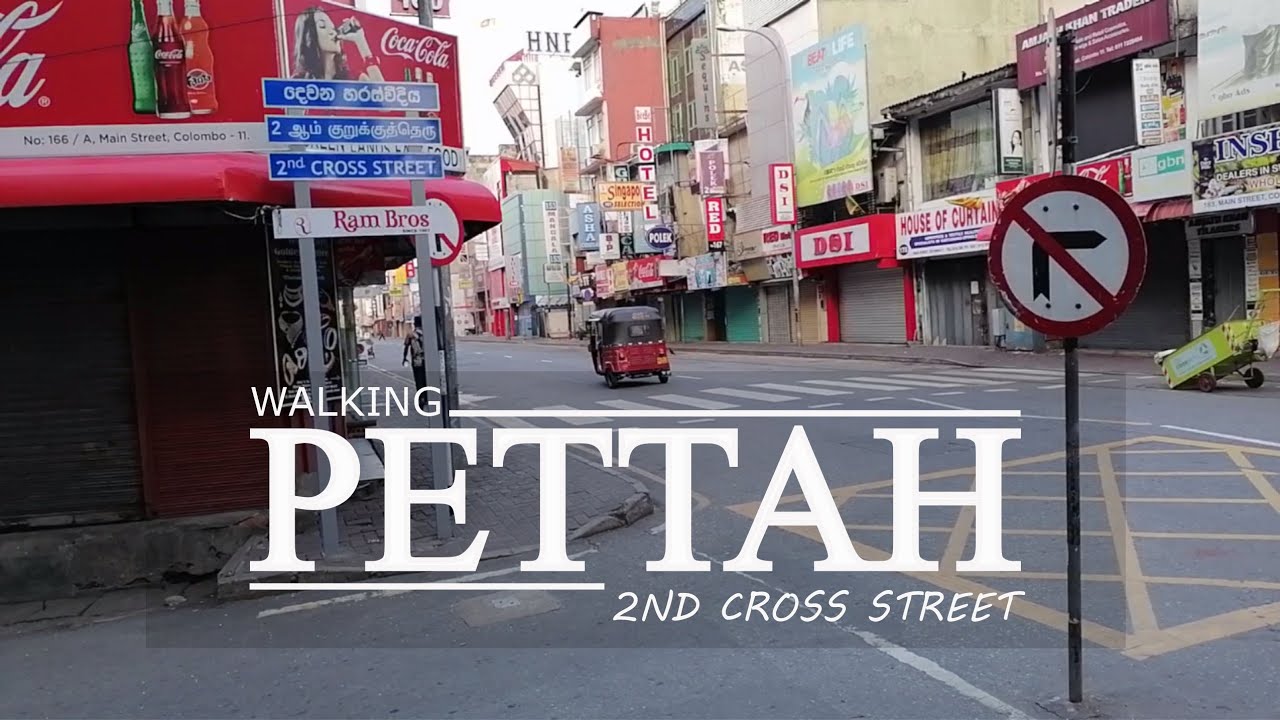 Walking on 2nd Cross Street Pettah Colombo Sri Lanka - YouTube