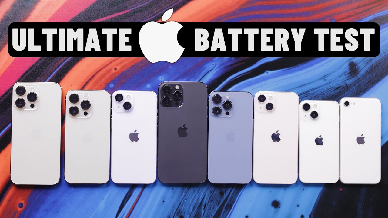 iPhone 14 Ultimate Battery Test: 14 / Pro / Max vs 13 / Pro / Max / SE ...