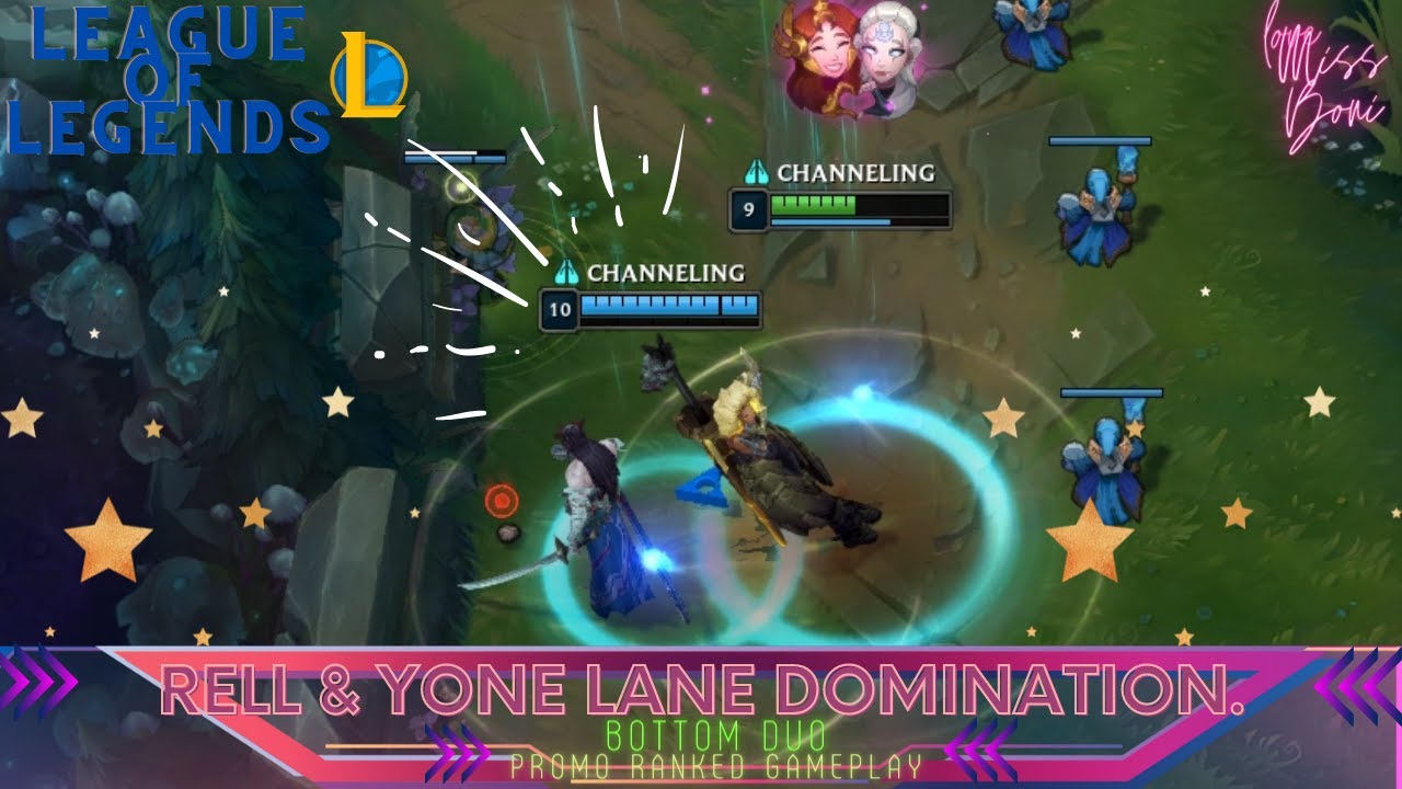 League of Legends Bottom Duo. Promo Ranked Gameplay. Rell & Yone Lane ...