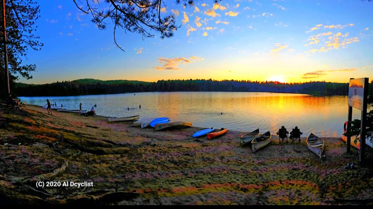 ALGONQUIN SUNSET @ POG LAKE - YouTube