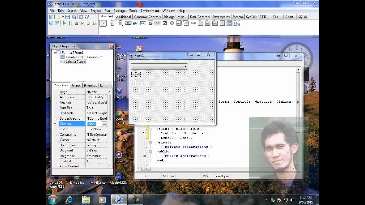 11 Combobox Label - YouTube