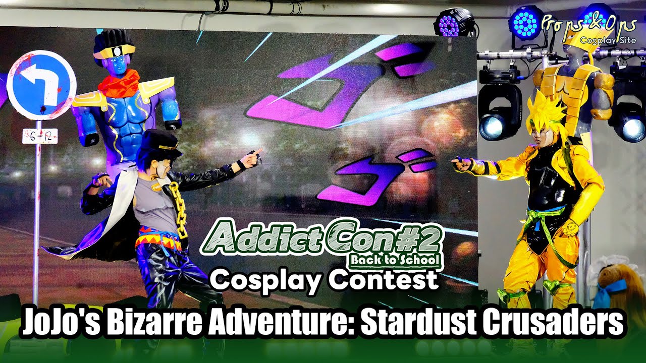 Addict Con #2 Cosplay Contest - 16 Dio Brando / Kujo Jotaro - JoJo's ...
