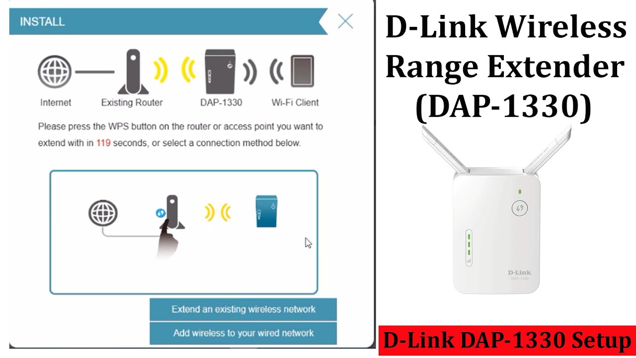 D-Link Wi-Fi Extender N300 DAP-1330 300Mbps Full Tutorial - YouTube