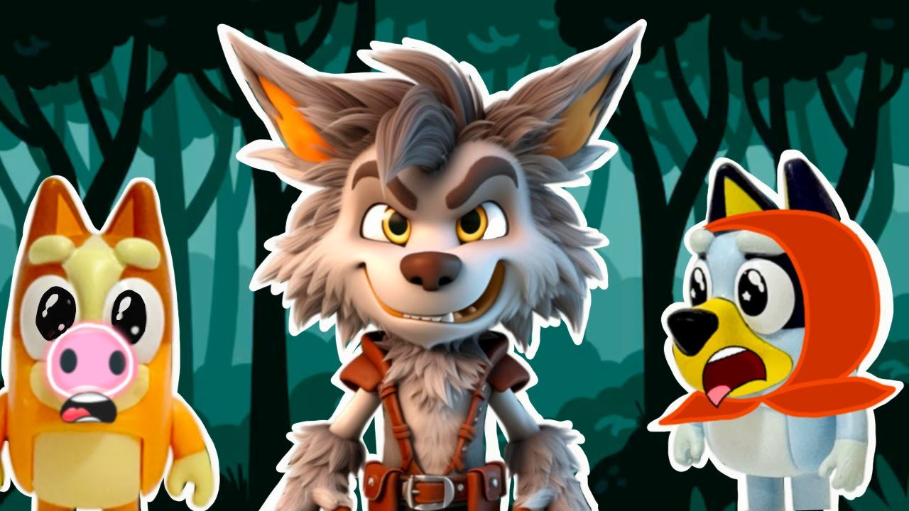 🐺BLUEY The Best Classic Wolf Tales🐺 The Seven Little Goats, Three ...