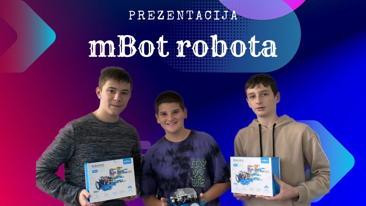 Uvod i upoznavanje sa mBot robotom - YouTube
