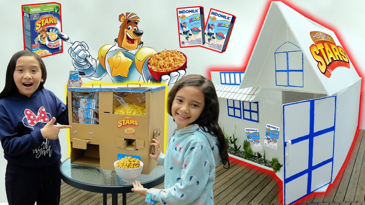 WOW! Amazing DIY Cereal And Milk Dispenser Machine like The Q - YouTube