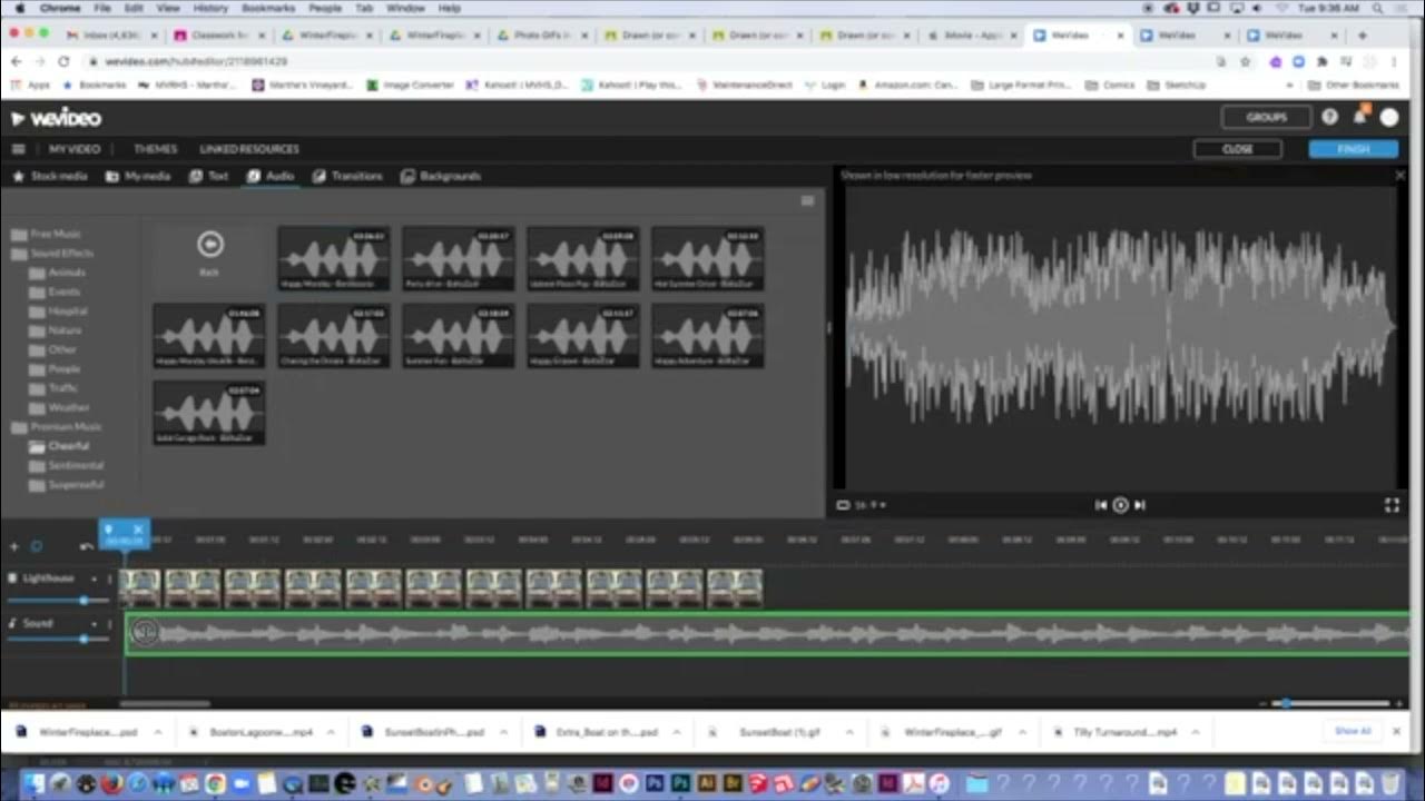 Adding Sound in WeVideo - YouTube
