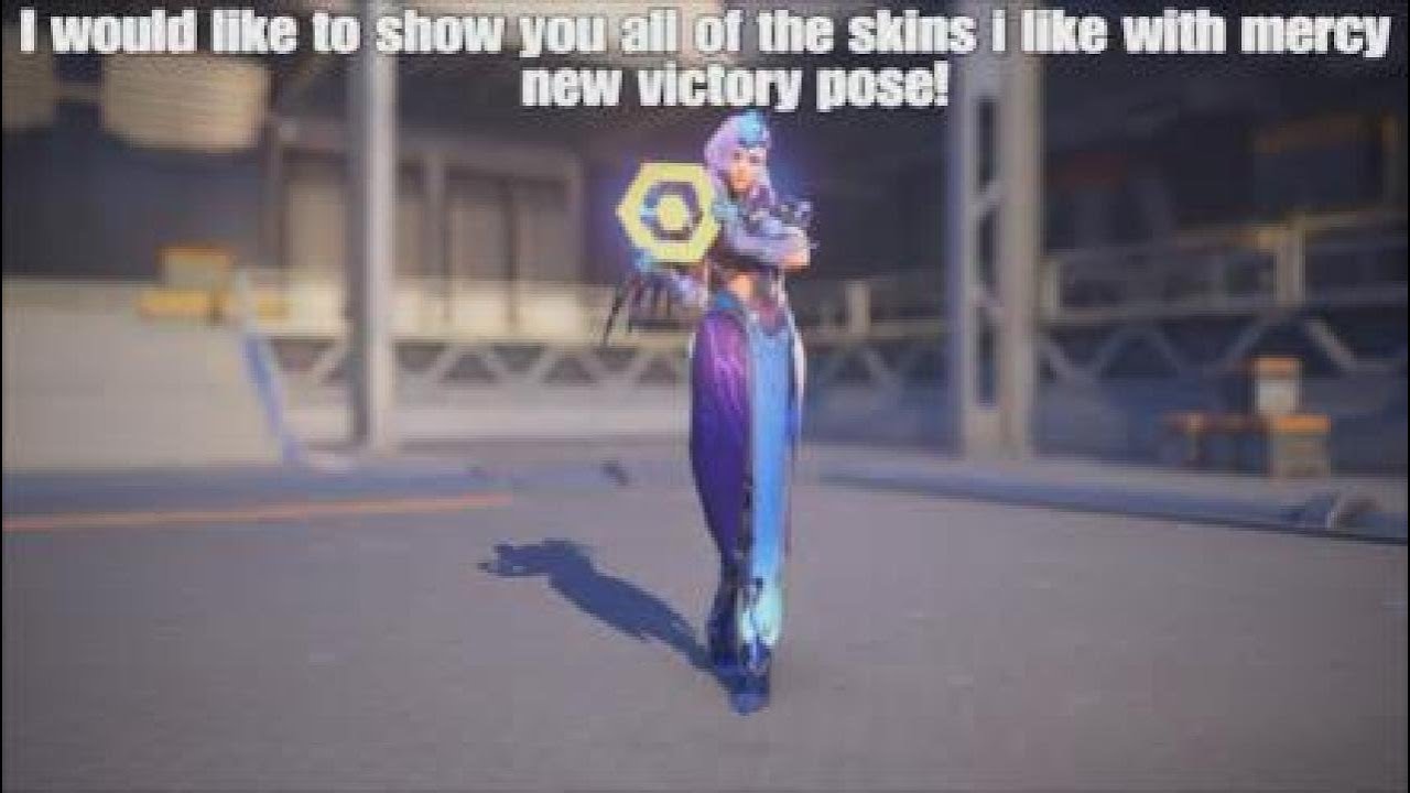 New Mercy Victory Pose! 3k dmg boost game - Overwatch 2 - YouTube
