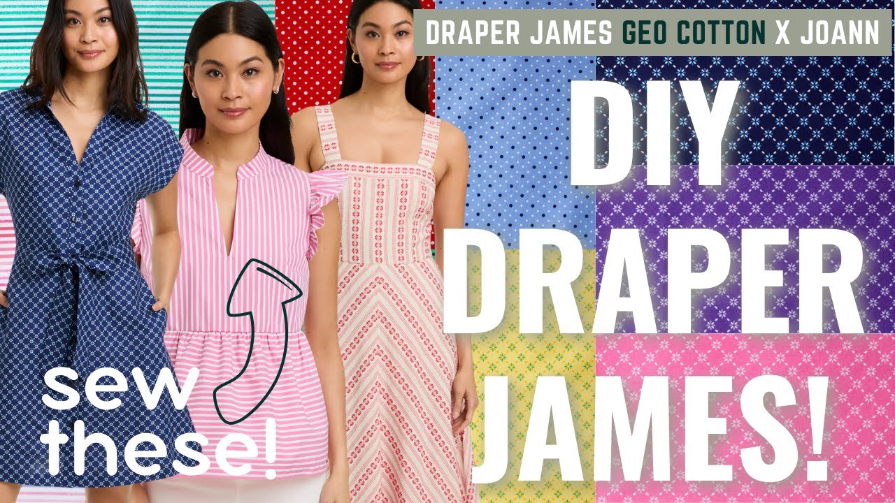 Sew A Draper James Inspired Garment! | GEOMETRIC COTTON + Simplicity ...