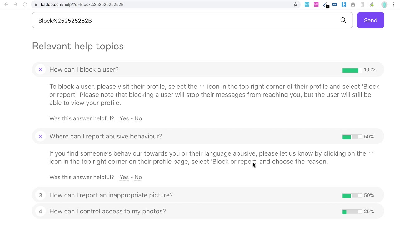 How to REPORT SOMEONE on BADOO? - YouTube