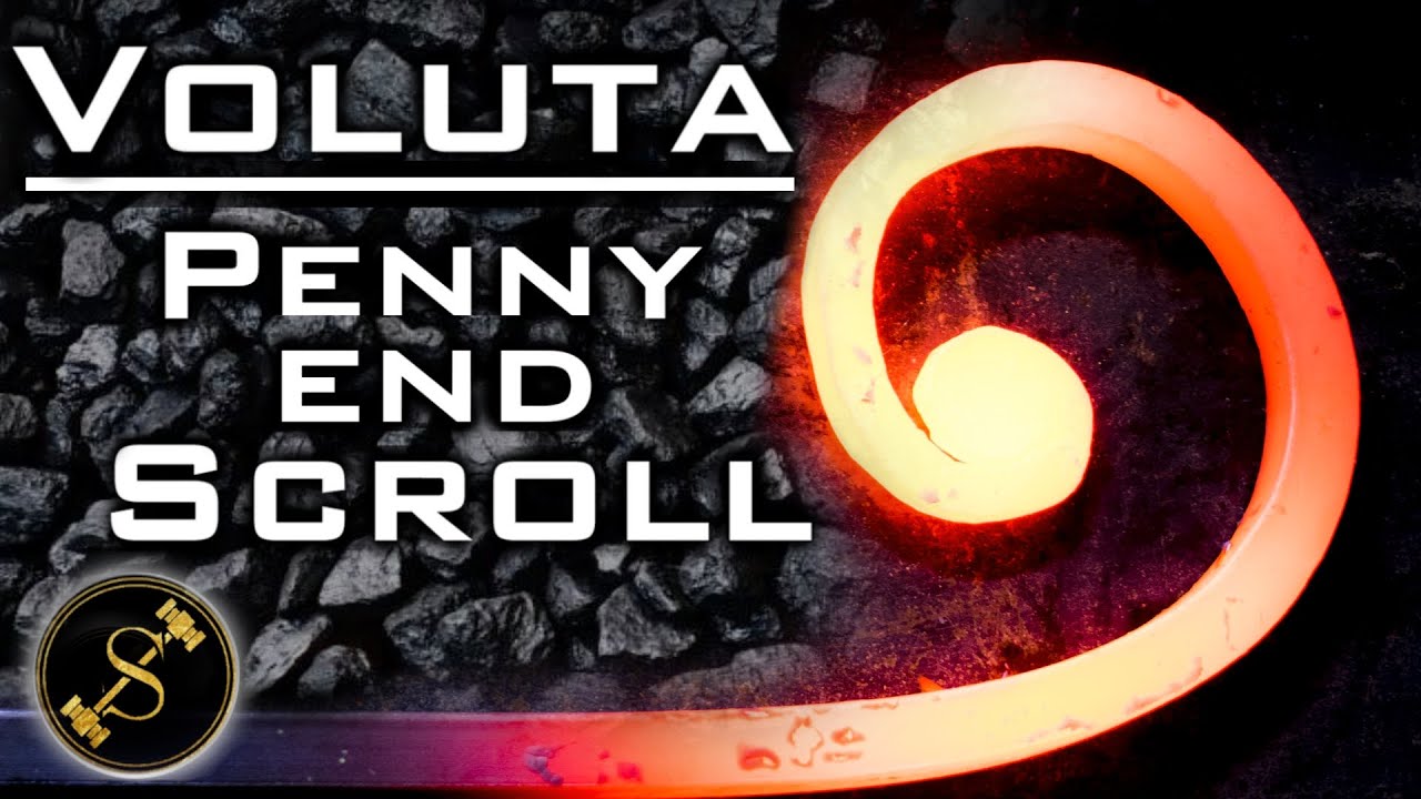¿Como hacer una Voluta? (Pastilla-Botón) Forjada / Penny end Scroll ...