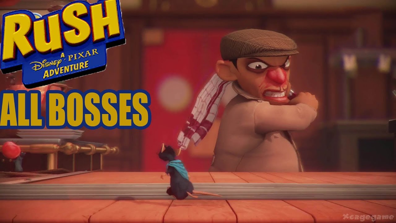 Rush a Disney Pixar Adventure - All Bosses - YouTube