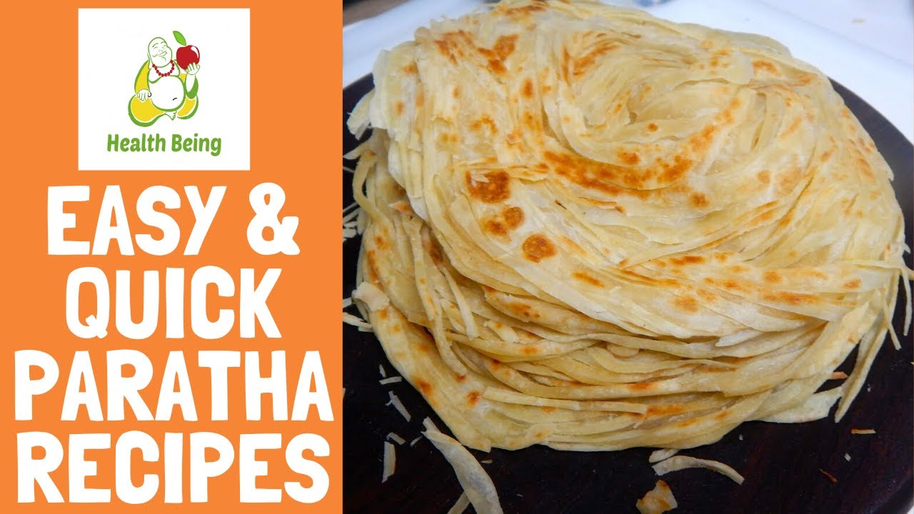 Recipe | Paratha 4 Types and 4 Different Taste | Easy & Quick Paratha ...