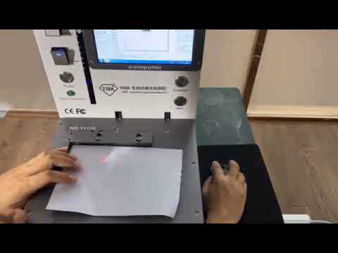 How to use TBK auto laser machine marking own designed text picture on ...