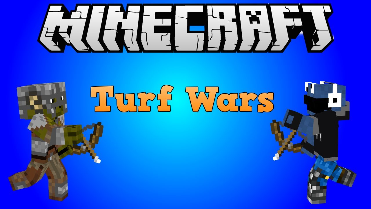 Minecraft Mini-Game TURF WARS! : EAT MY ARROWS! - YouTube