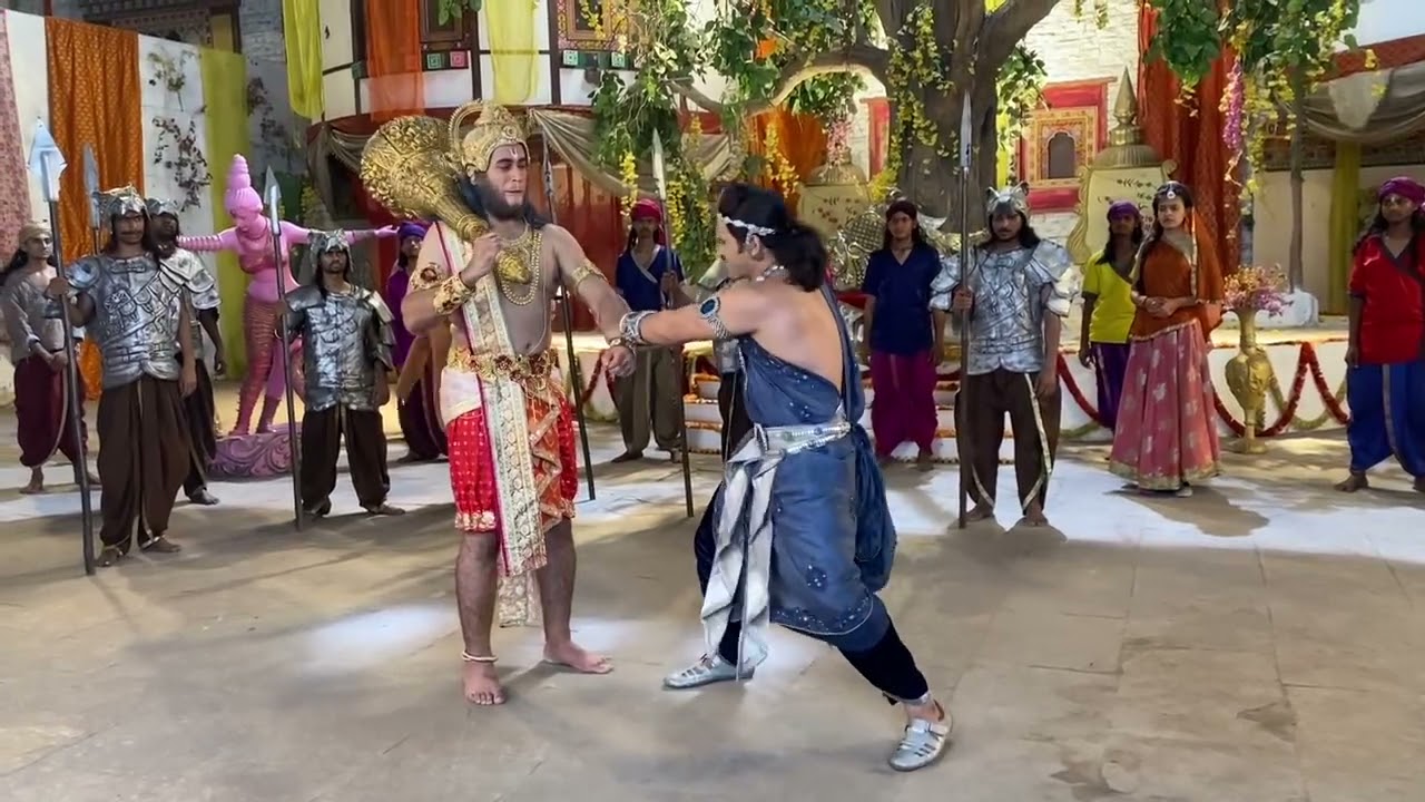 Hanuman Ji vs Balram Ji💓#hanumanji #radhakrishnaserial #balram - YouTube