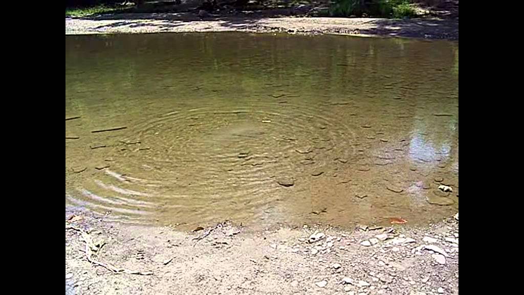 rocks into water in slow motion - YouTube