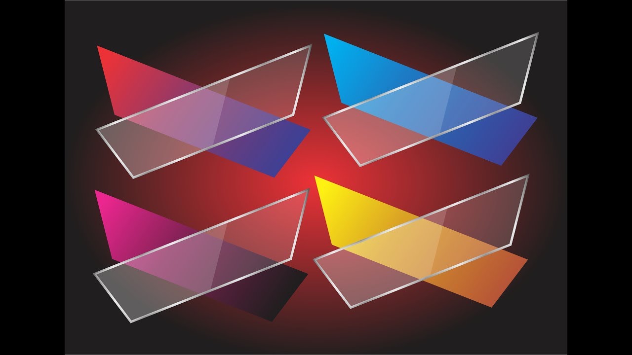 Coreldraw x7 VS Adobe illustrator How to make Crystal/Glass Effects ...