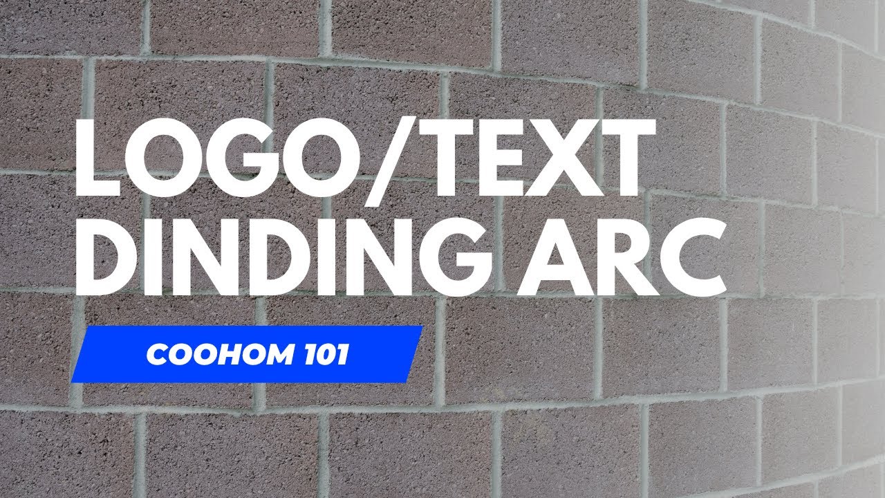 Cara Membuat Logo atau Text di Bidang Miring | COOHOM 101 - YouTube