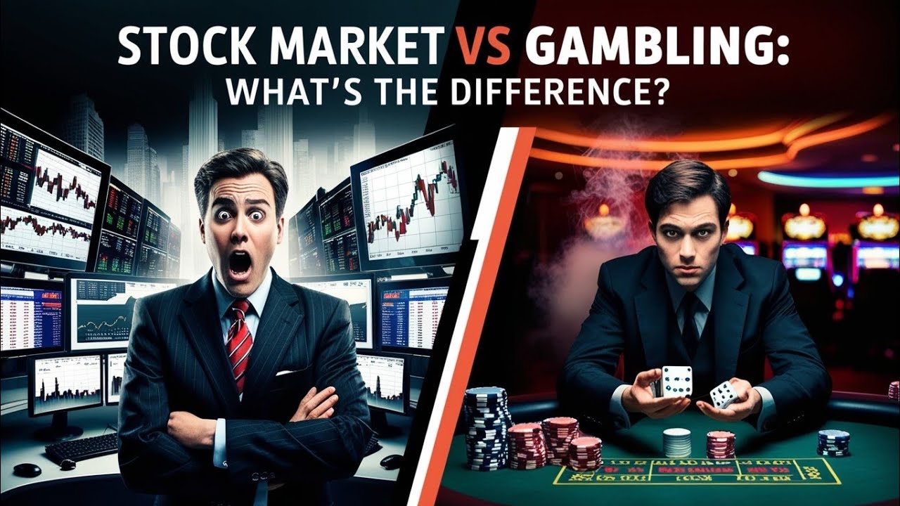 Stock Market vs Gambling - YouTube
