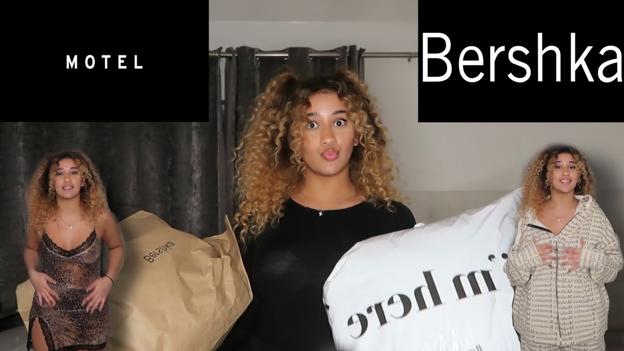 AESTHETIC TRY ON CLOTHING HAUL (motel rocks and bershka) - YouTube
