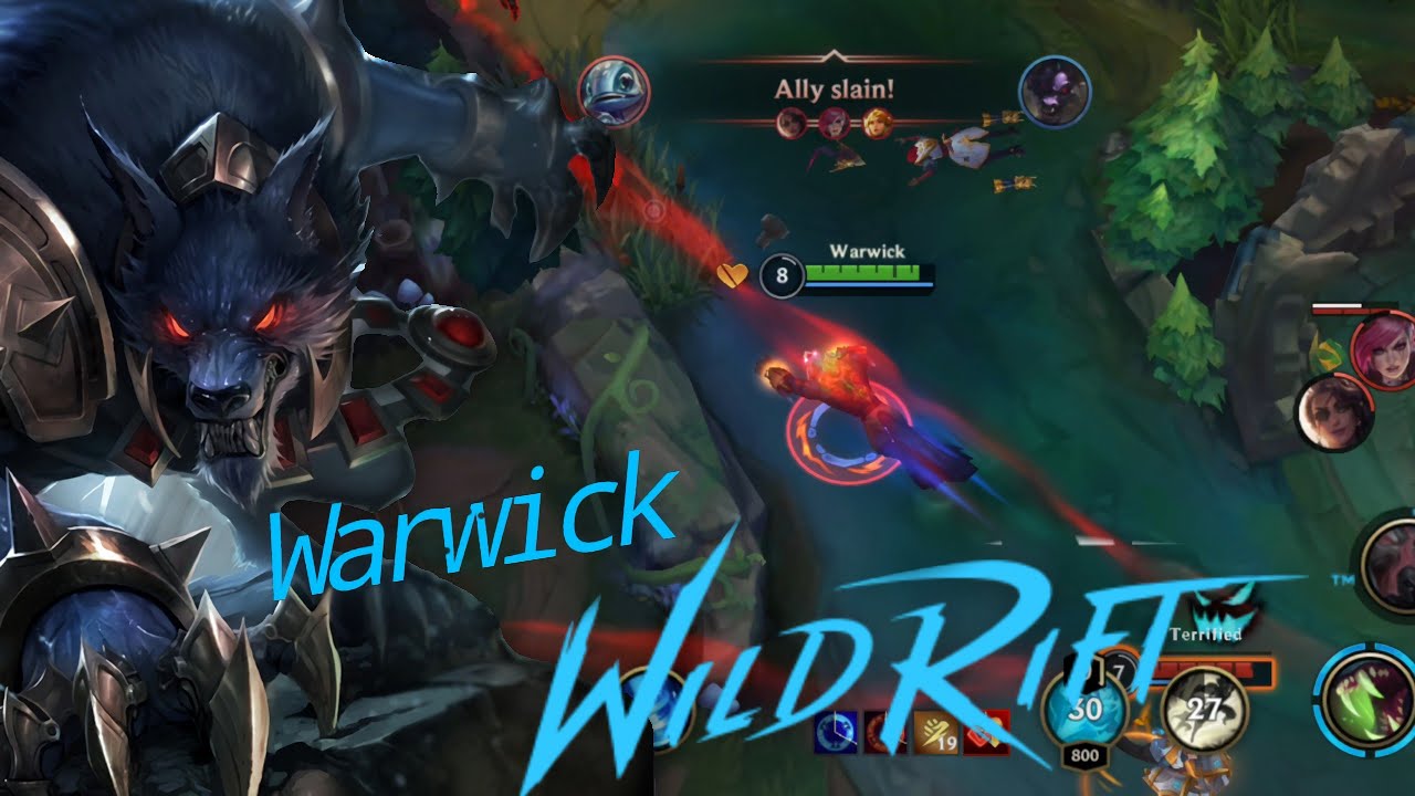 Wild Rift WARWICK Jungle Gameplay Builds and Runes - YouTube
