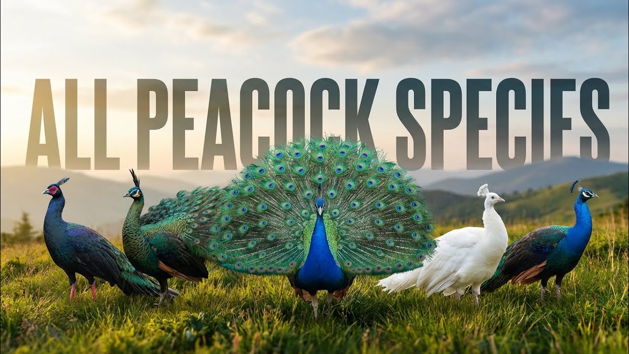 हिंदी - All Three Species Of Peacock (& 3 Famous Breed) Explained - YouTube