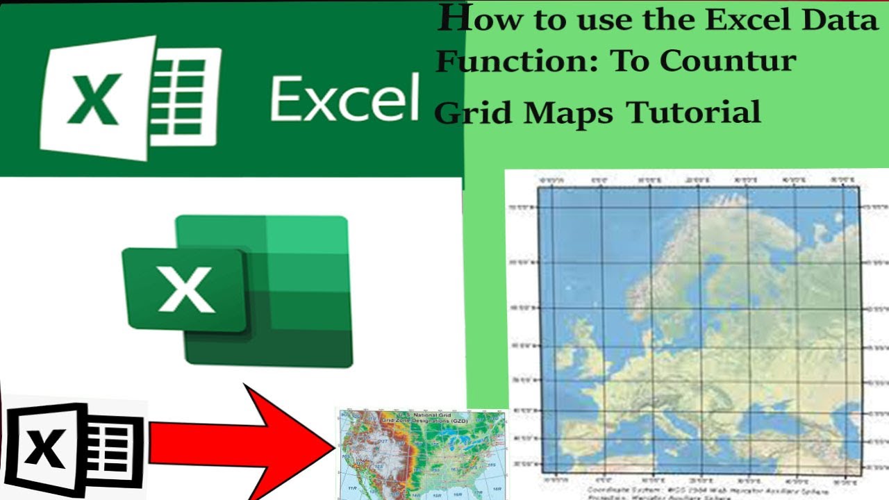 Creating a Contour Grid Map From Excel Data using Golden Surfer 2022 ...