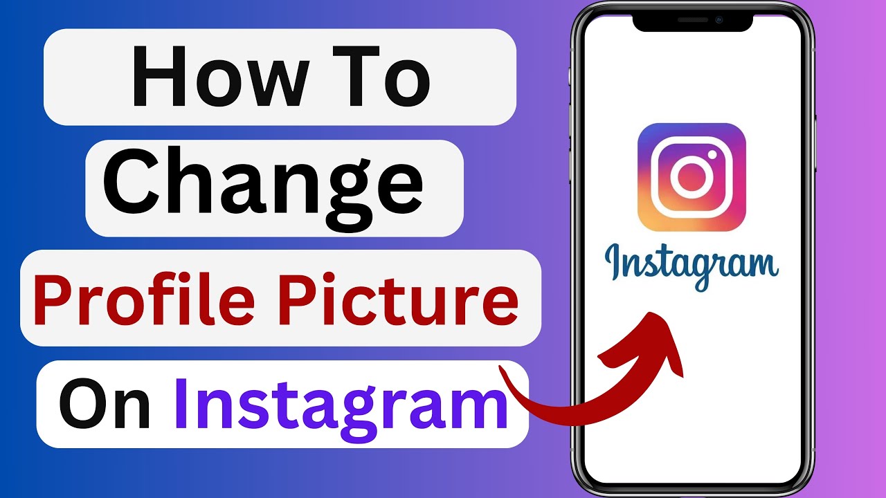how to change profile picture on instagram app | how to change ...
