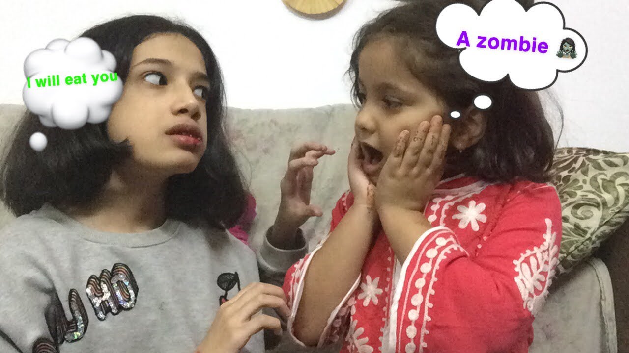 Becoming a zombie 🧟‍♀️ *PRANK* | Mariam and Zainab - YouTube
