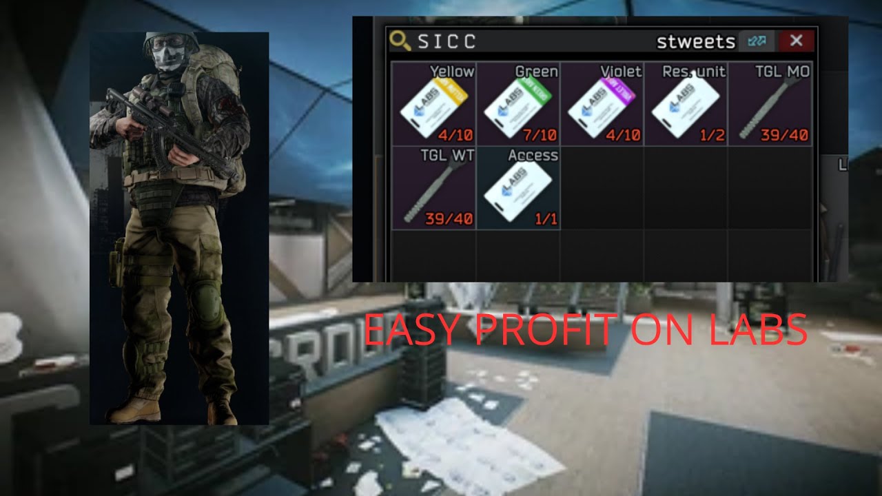 A Proper PVE Labs Raid/Keycard spawns. - YouTube