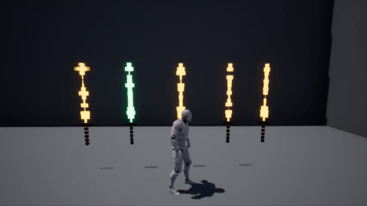 Unreal Weapon Generation Part 6 - 1D Perlin Noise Sword Blade - YouTube