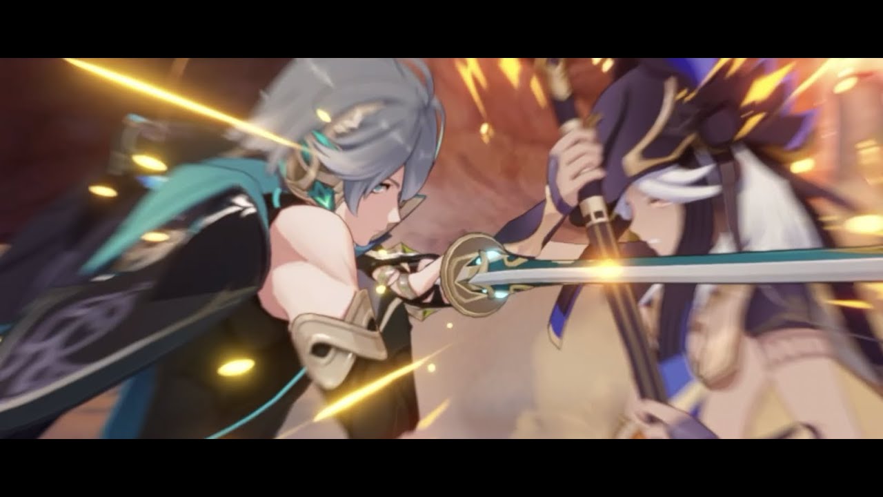 Alhaitham Cyno fight | General Mahamatra Cynon first appearance ...