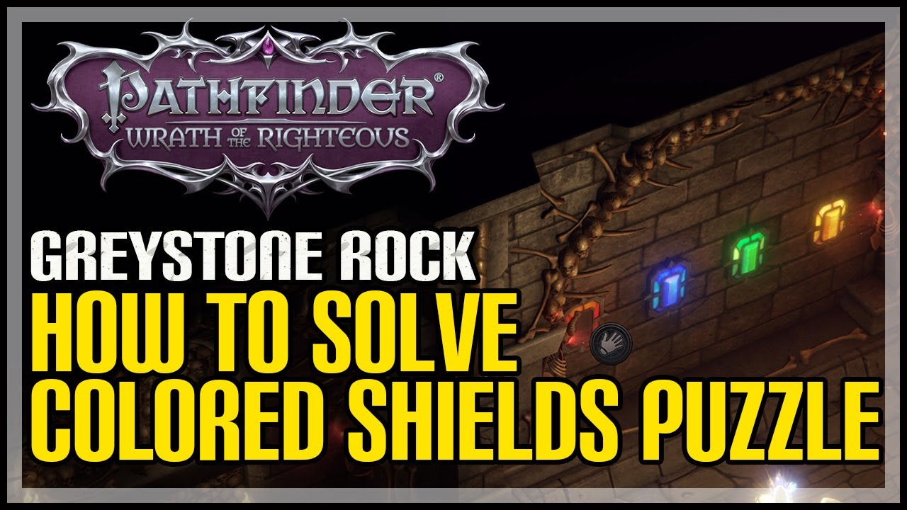 Gravestone Rock Colored Shields Puzzle Solution Pathfinder Wrath of the ...
