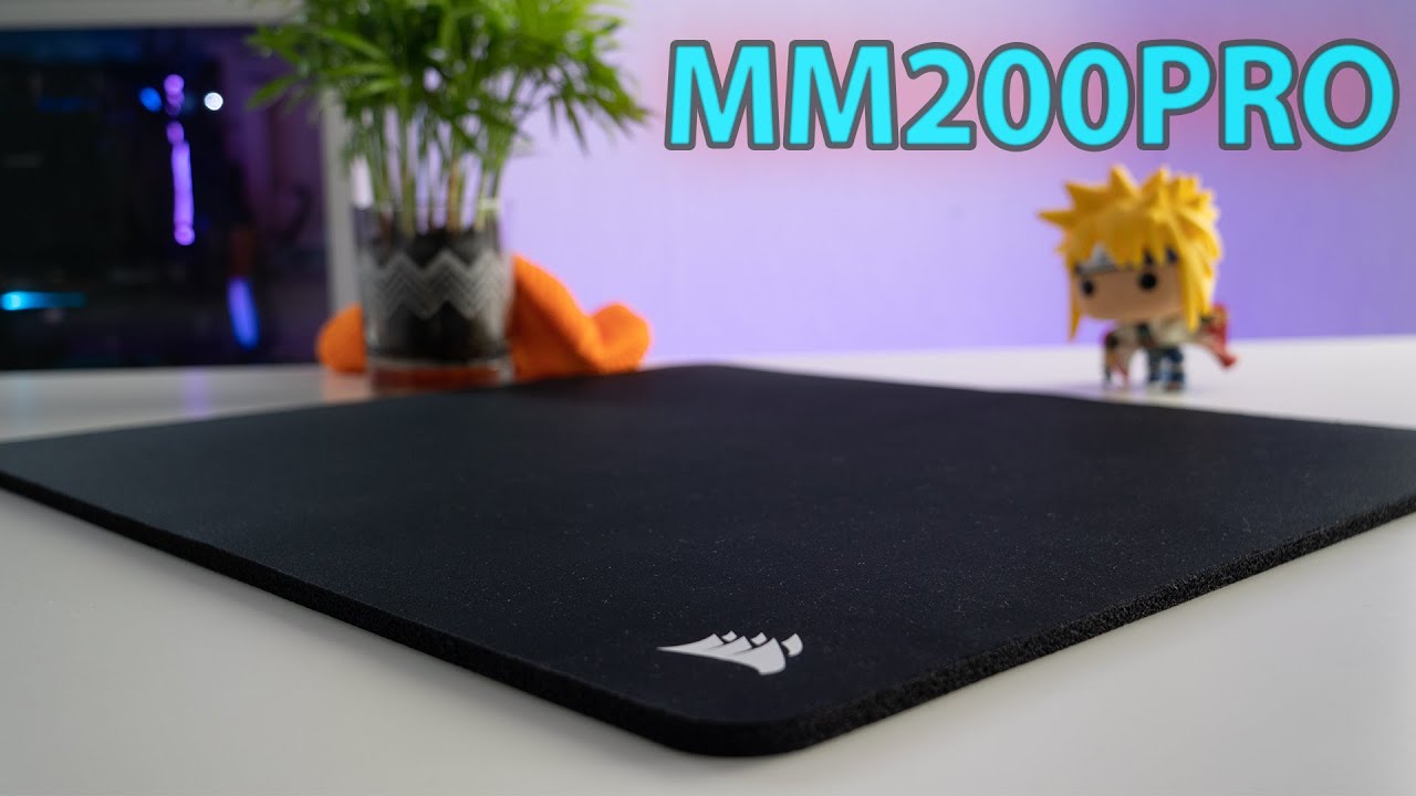 Corsair MM200 PRO Mousepad Review - High Friction/Stopping power - YouTube