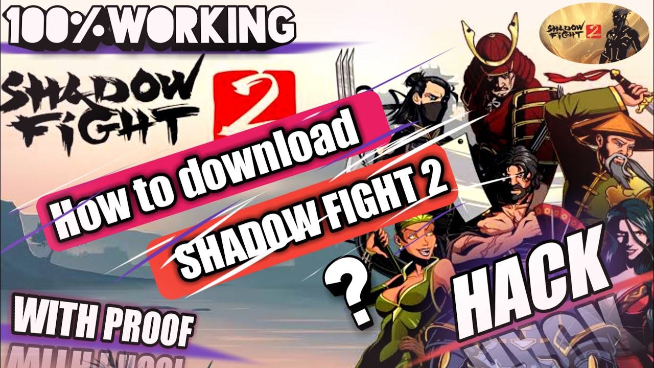 How🤔 to download shadow fight 2 hack mod😮👍 in android devices📲 easily 👍 ...