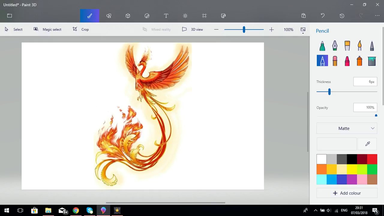 How to draw a detailed phoenix. - YouTube