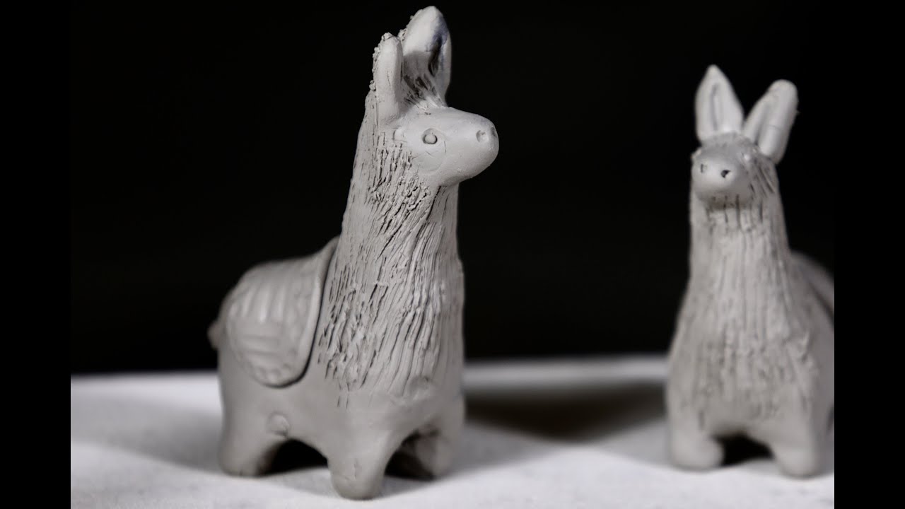 How to Sculpt a Llama With Earthenware Clay - YouTube