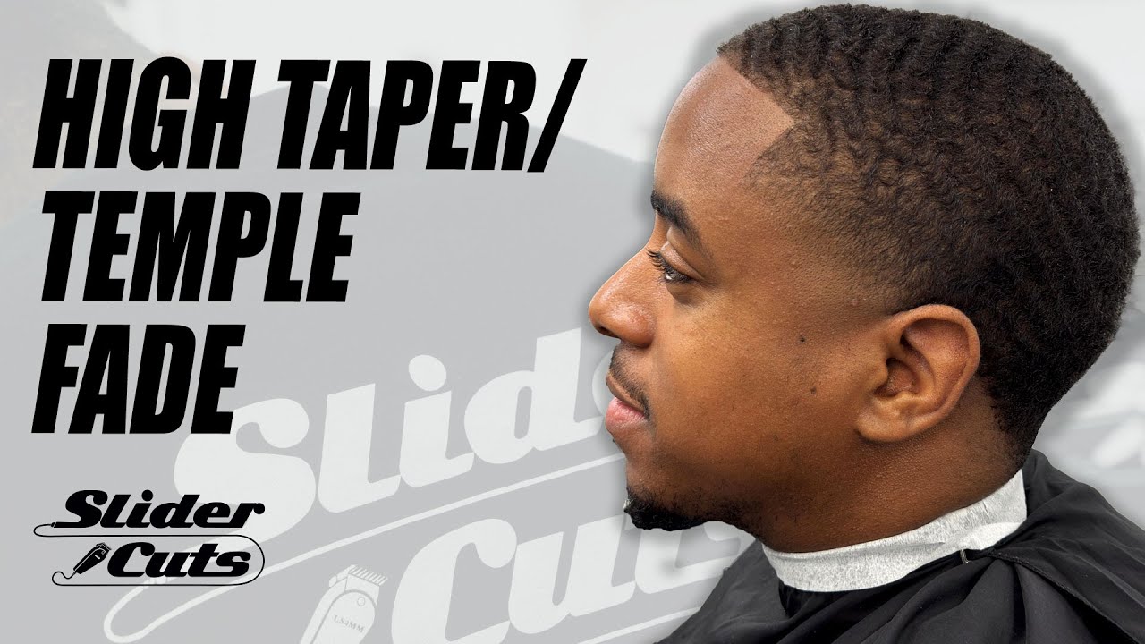 How to do a high taper/temple fade haircut CORRECTLY! - YouTube