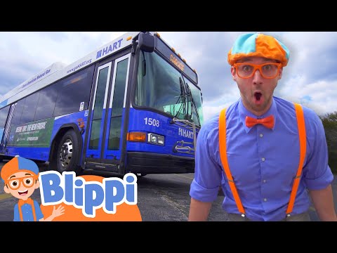 Explore And Ride A Bus With Blippi! | Bus Videos for Kids | Educational Videos for Kids