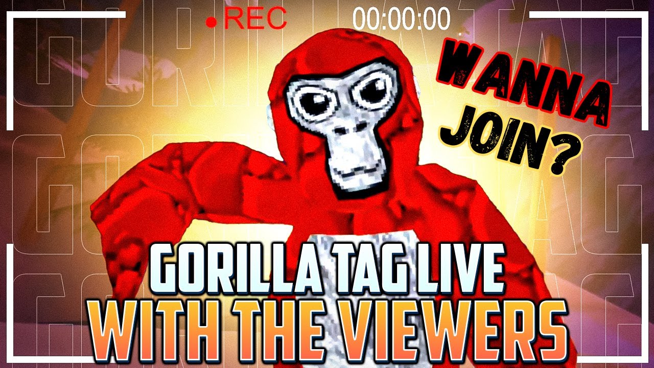 Gorilla Tag Live Stream (Playing with Viewers) #Gorillatag # ...
