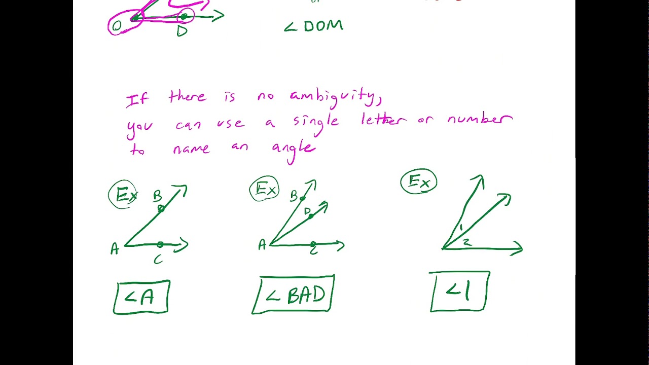 0104 - Rays and Angles - YouTube