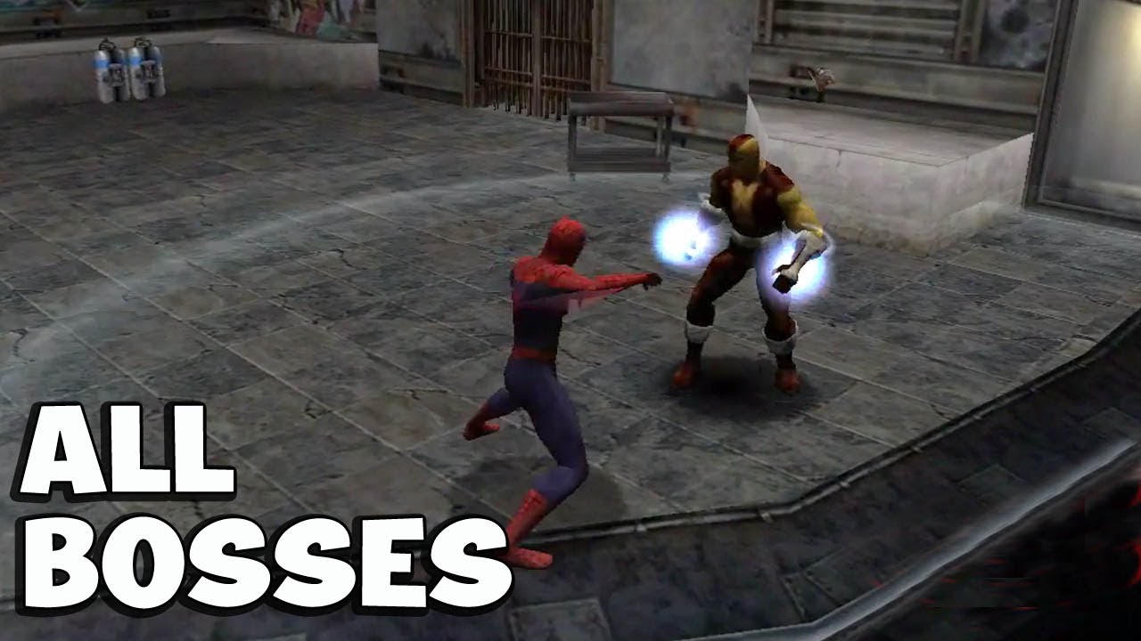 Spider-Man: The Movie Game ALL BOSSES - YouTube