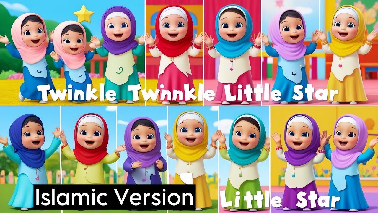 Twinkle Twinkle Little Star | Islamic Poem | Muslim Nursery Rhyme Songs ...
