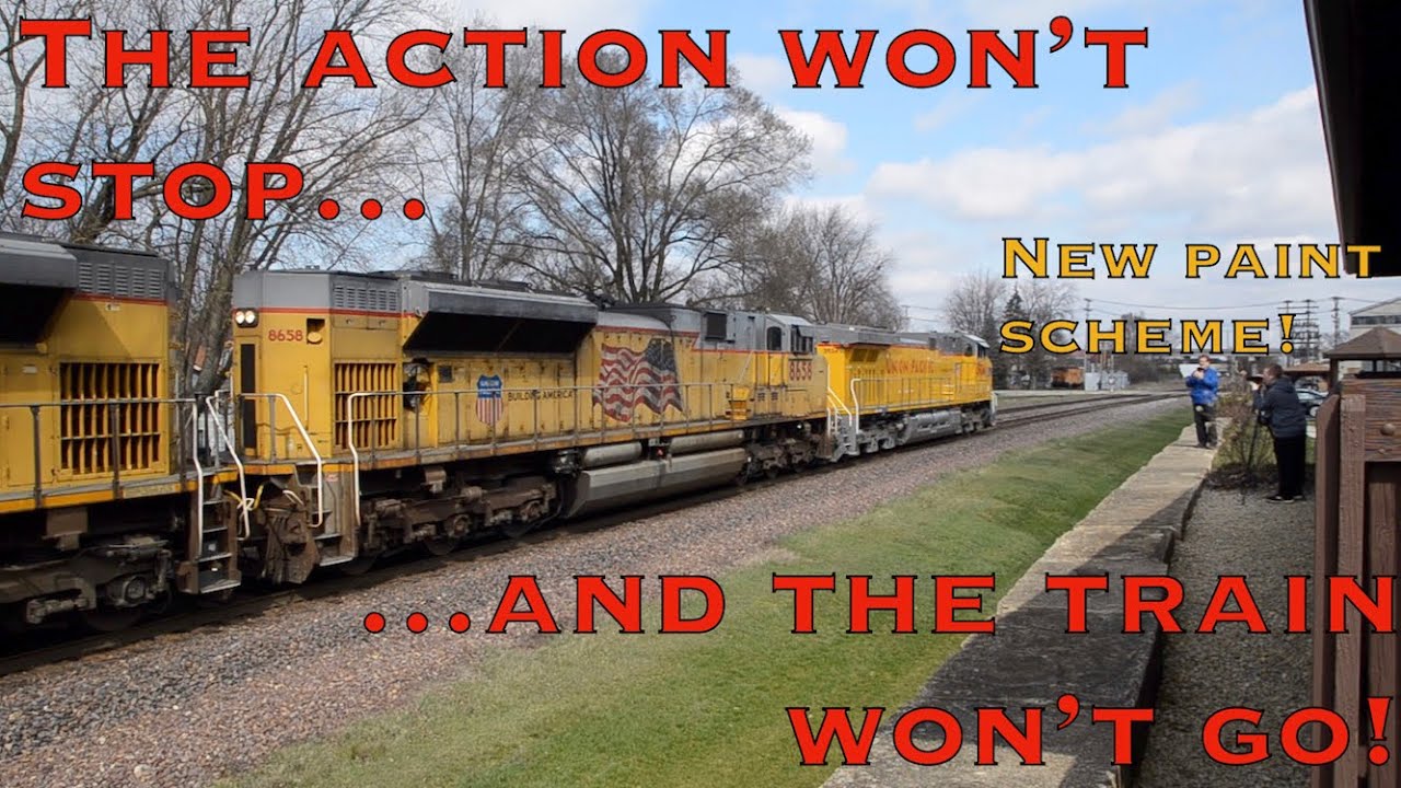 Railfanning Rochelle with lots of slack action, Z-trains, and more ...