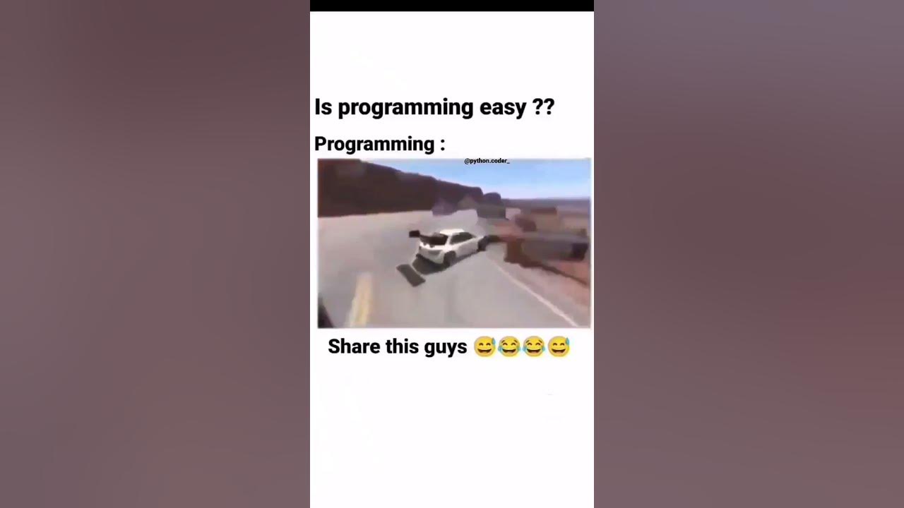 Is programming easy?#memes #codewithdani#codingmemes#shorts - YouTube
