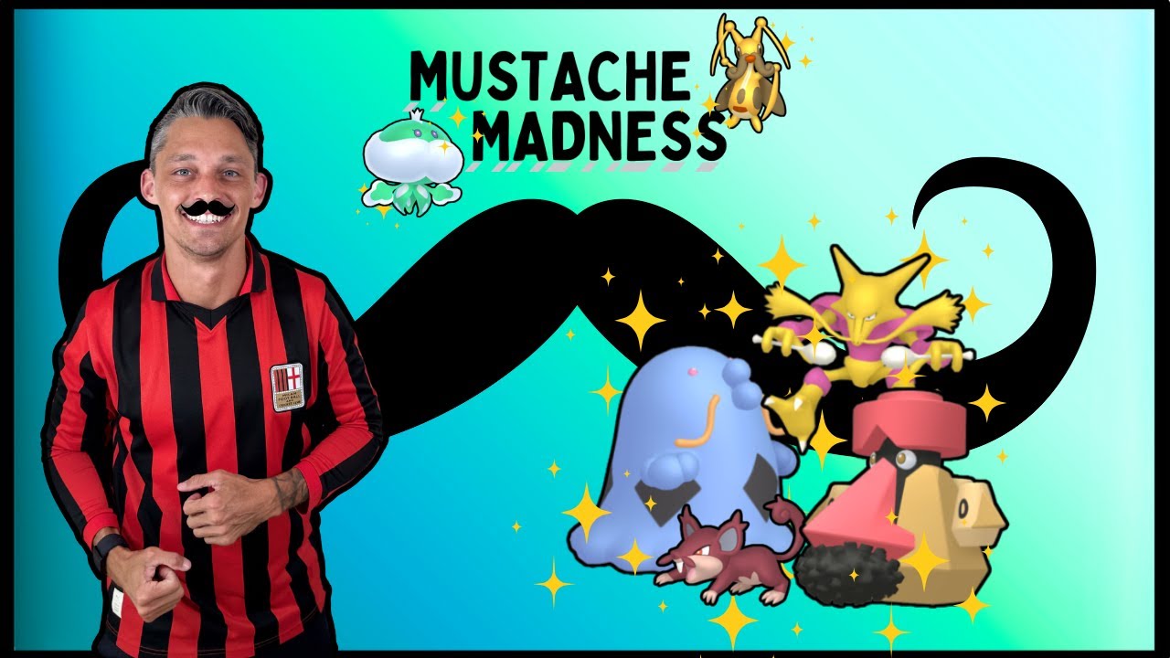 MUSTACHE MARCH!! 🥸LET'S FIND MUSTACHED POKEMON🥸 #shinyhunting - YouTube